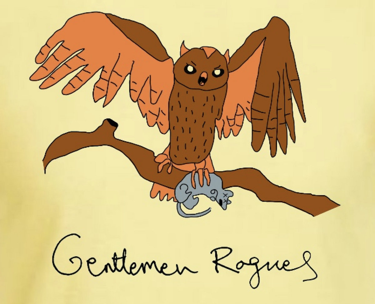 Gentlemen Rogues "Owl" t-shirt BANANA CREAM - Includes a digital ...