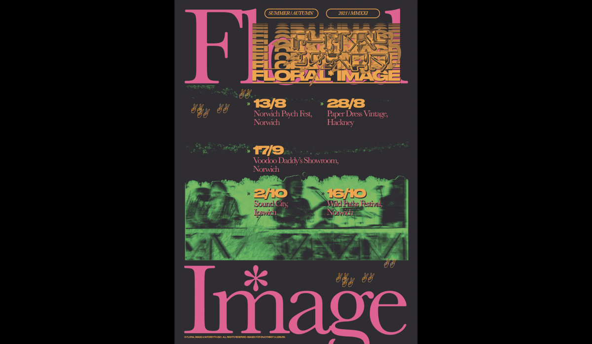 Summer/Autumn Gig Poster | Floral Image