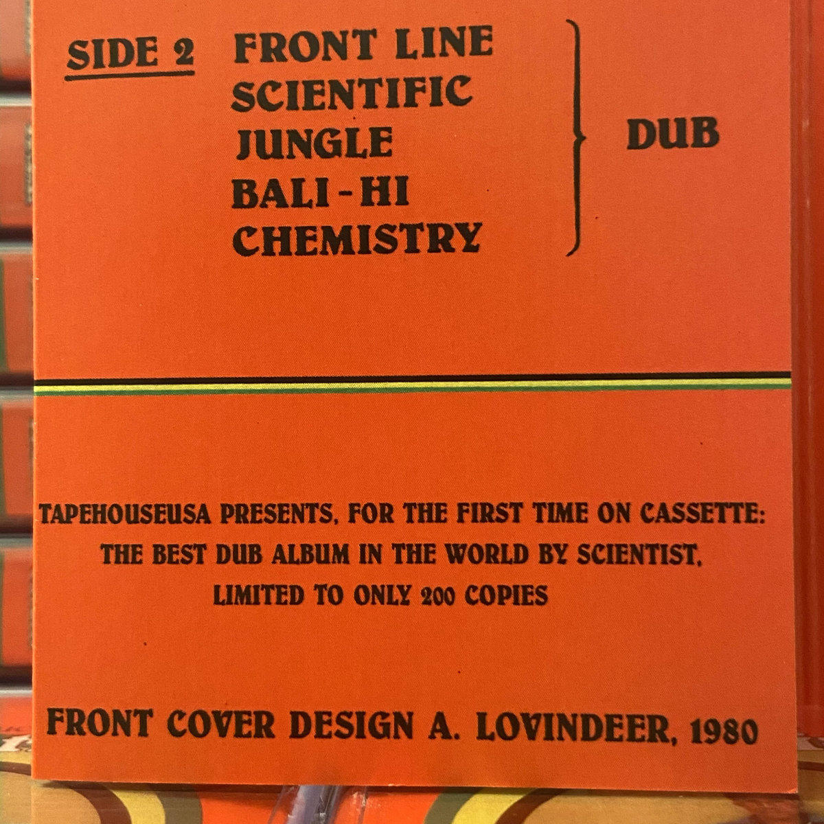 THE BEST DUB ALBUM IN THE WORLD | SCIENTIST | Tape House USA