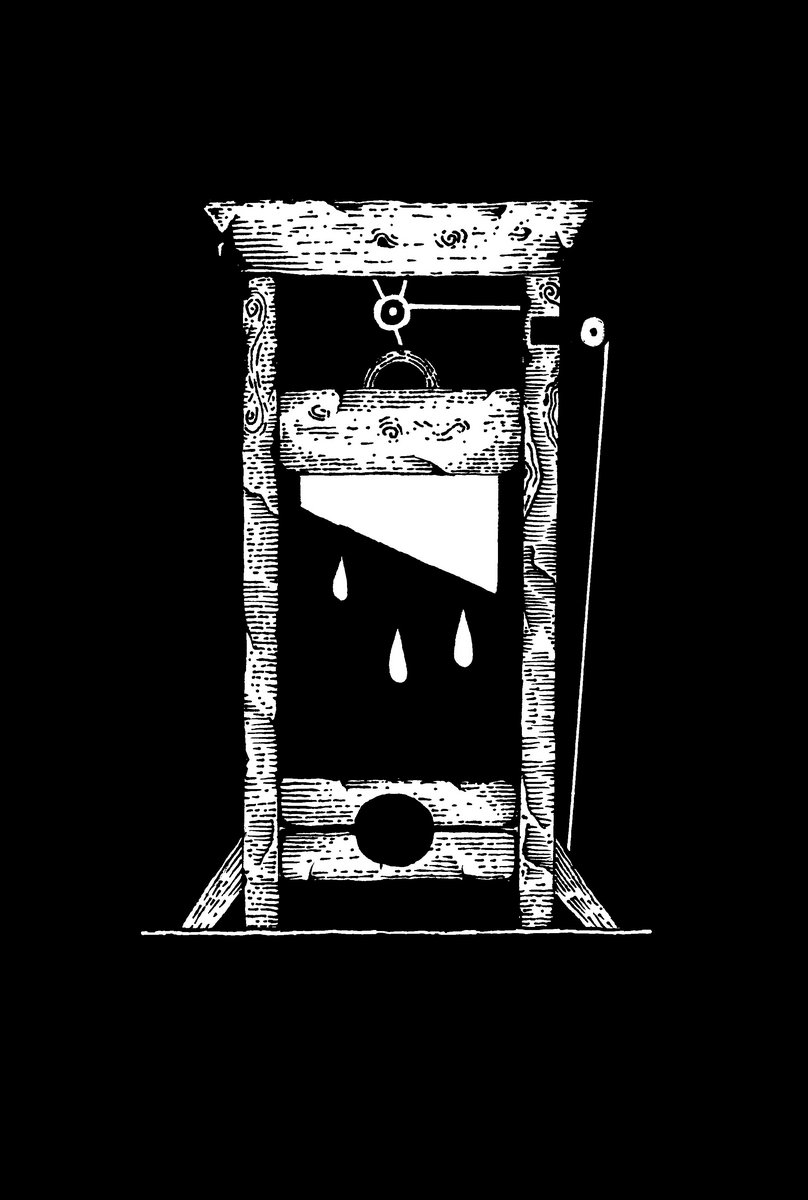 Simple Guillotine Drawing