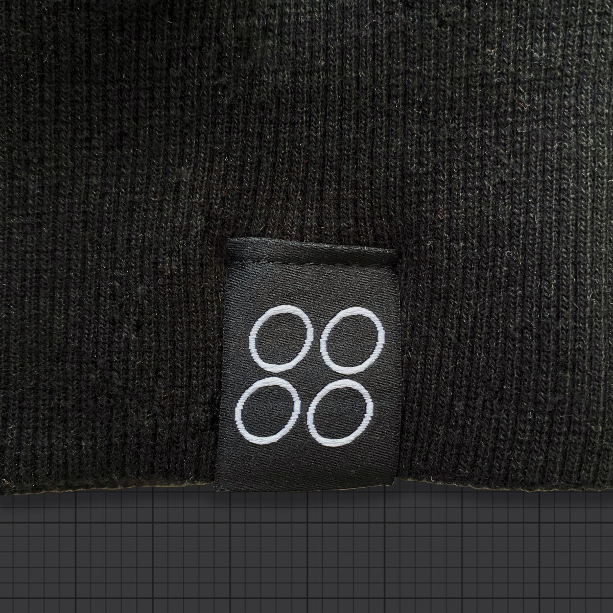 Black 'CIA Logo' Premium Hoodie (White Print) | CIA Records