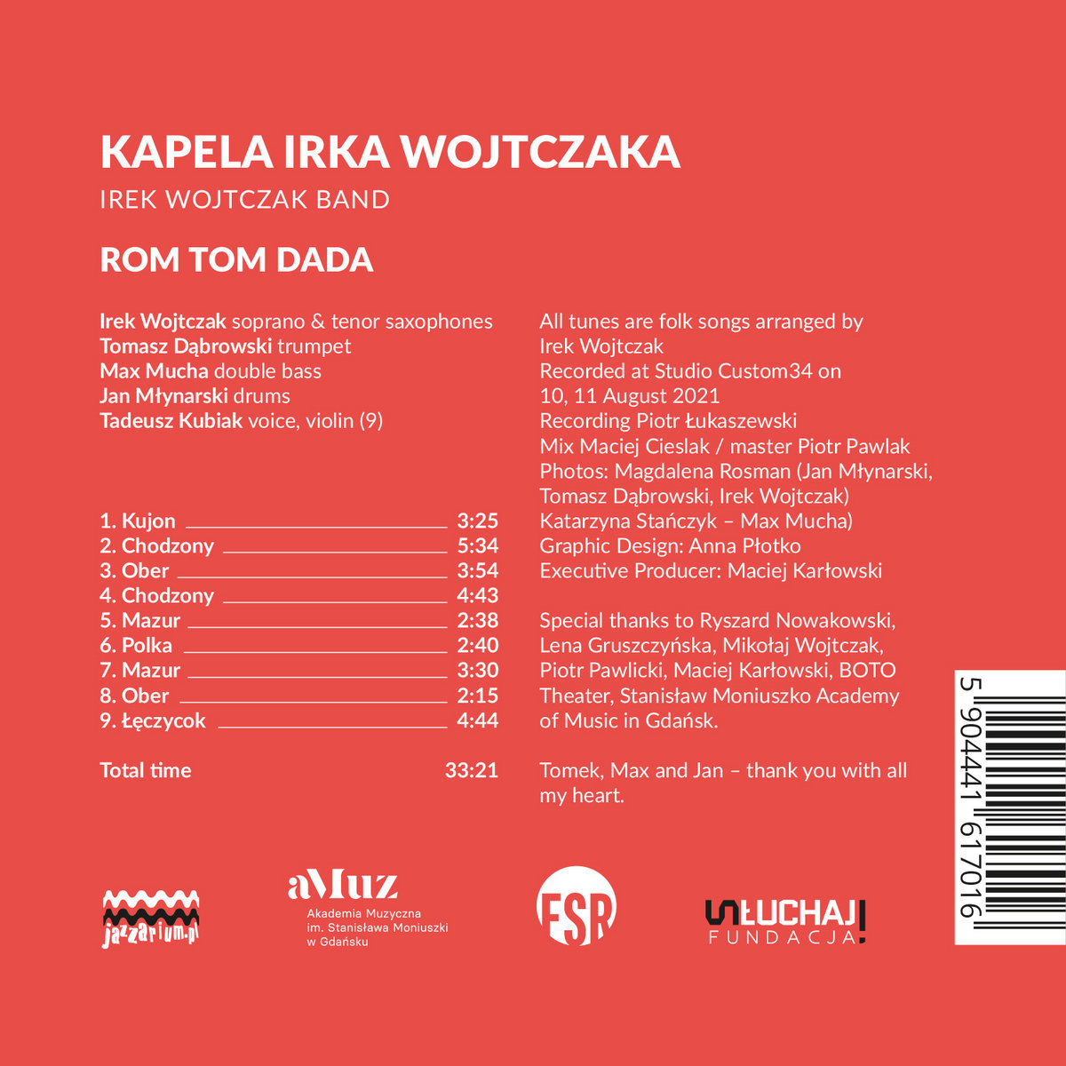 Rom Tom Dada | Irek Wojtczak Band (Kapela Irka Wojtczaka) | Fundacja ...