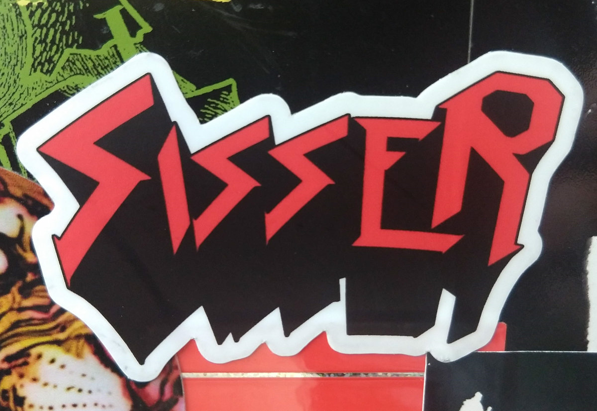 Die cut Sisser logo sticker | Sisser