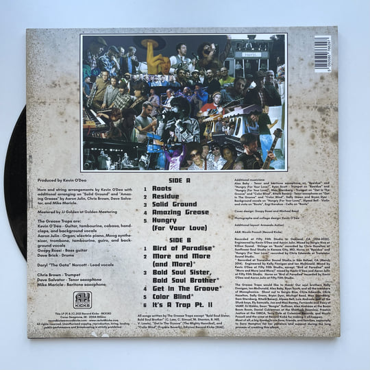 Grease Soundtrack Back Cover