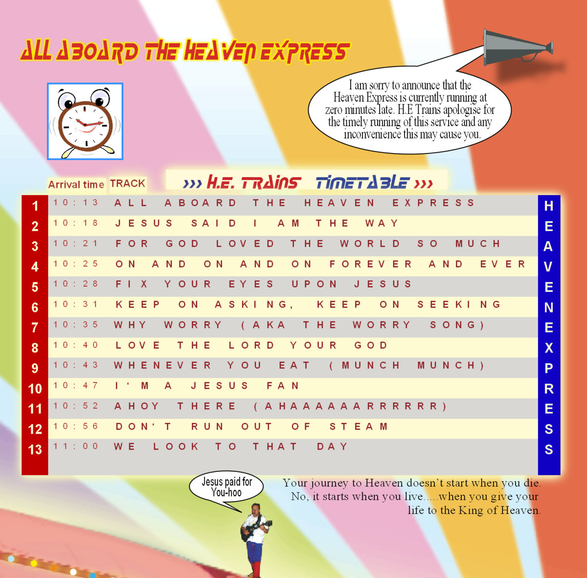 All Aboard the Heaven Express | Chris Medway, Kids Praise Songs | Chris ...