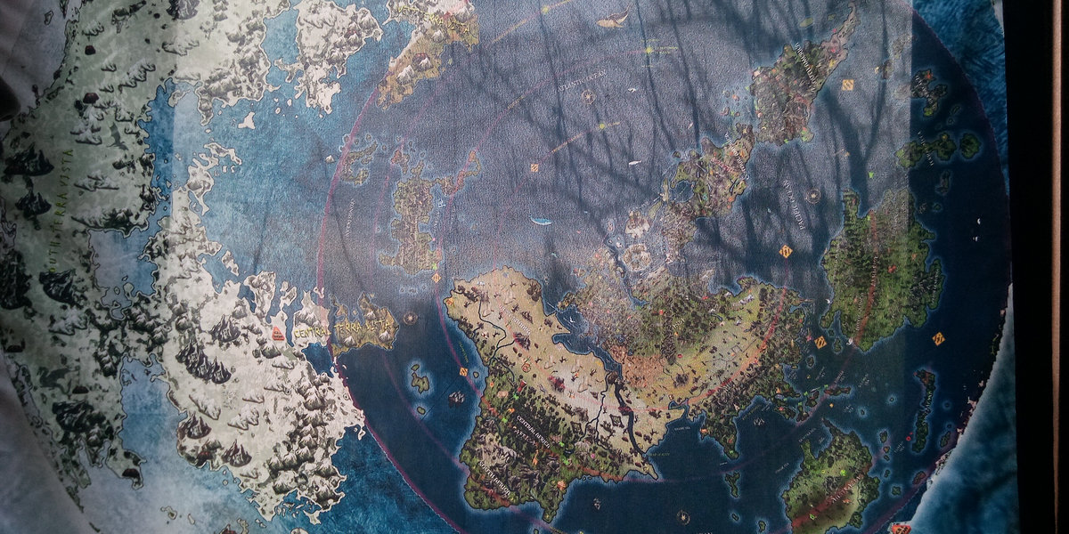 World Atlas / Banner Flag 1m x 1m | Mountaindub