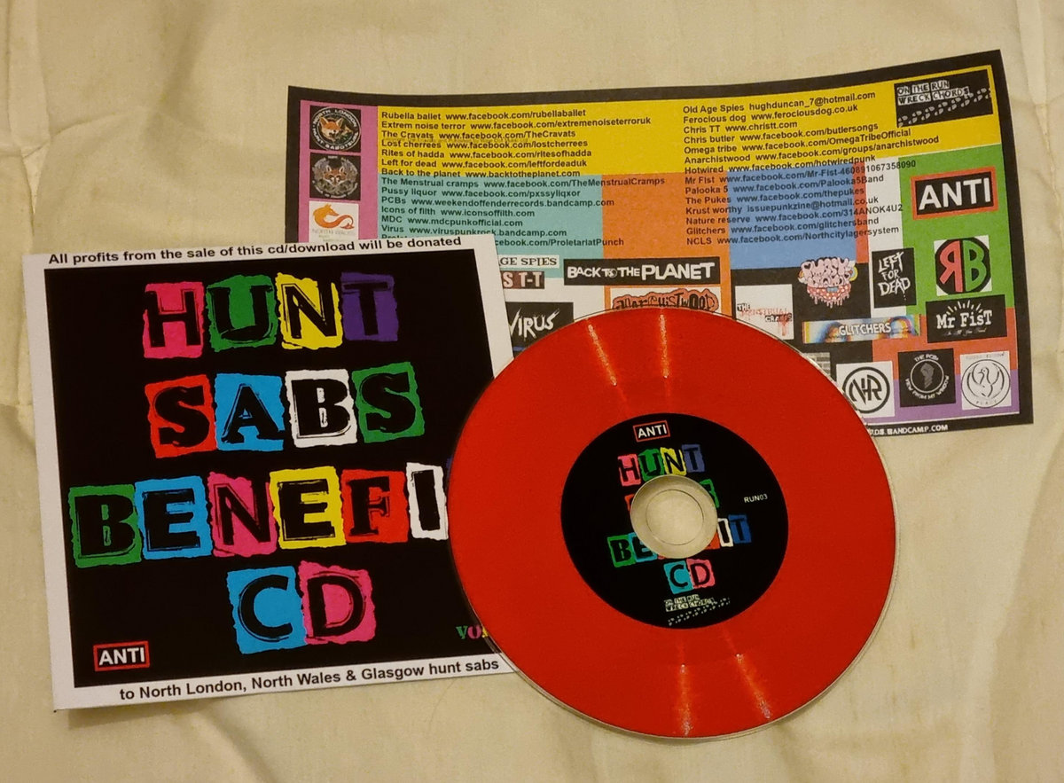 Hunt Sabs Benefit Album Vol 3 CD | On the Run Wreck Chords