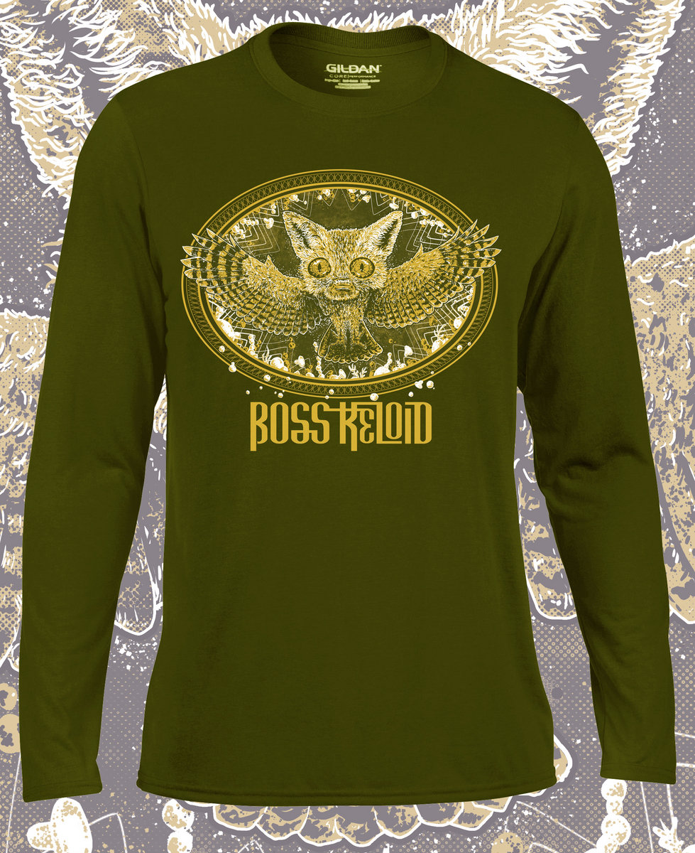 LONG SLEEVE 'Foxowl' - Boss Keloid Design (GREEN) | Boss Keloid