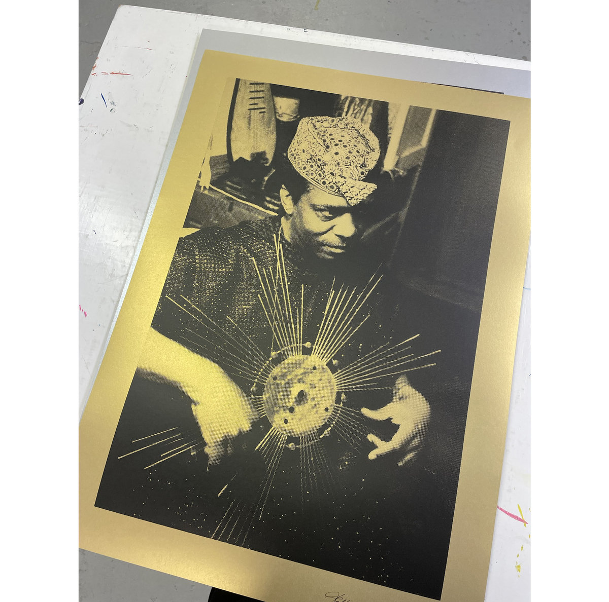 Sun Ra New York 1966 by Val Wilmer Fine Art Silk Screen Print Limited ...