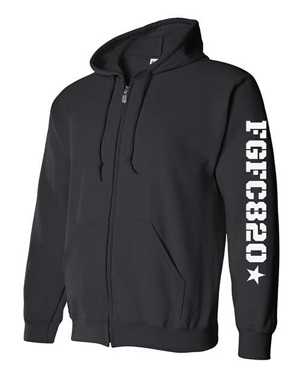 FGFC820 Zippered Battle Tank Hooded Sweatshirt | FGFC820