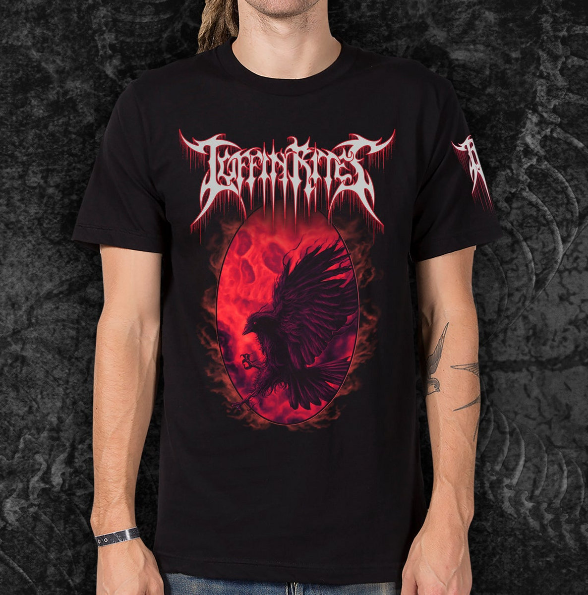 Coffin Rites "The Harbinger" T shirt | Coffin Rites