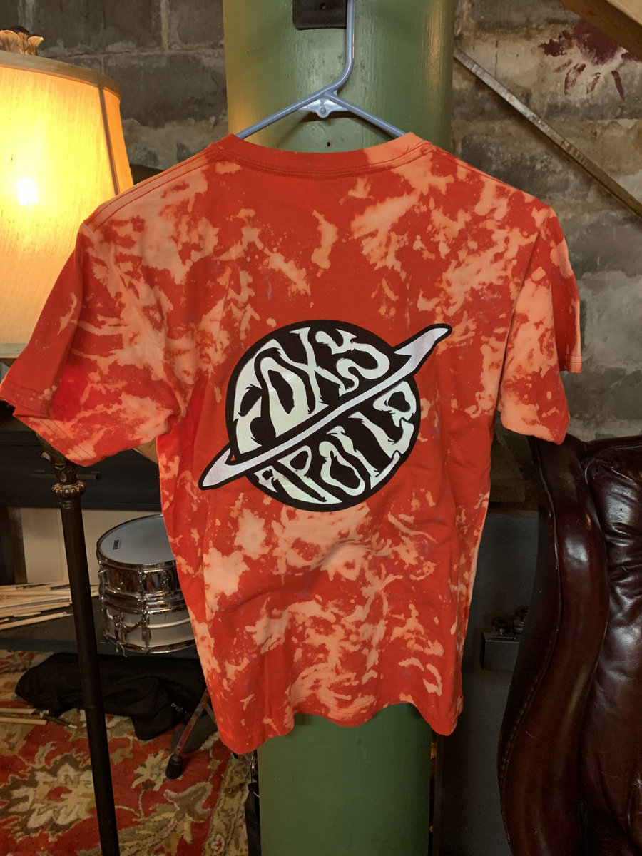 RED Acid Wash T-Shirt (Glow in the Dark) | Foxy Apollo