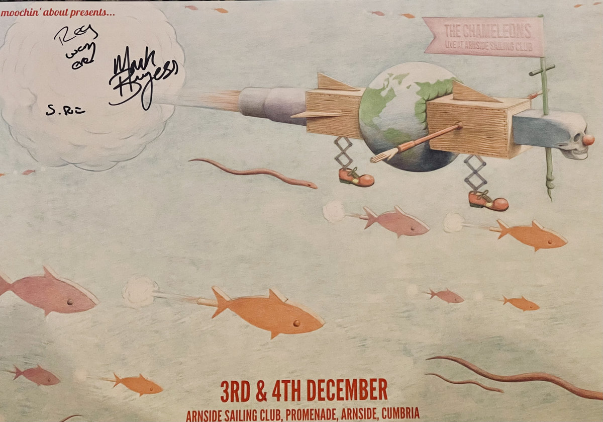 THE CHAMELEONS - A3 limited edition signed posters | Moochin' About