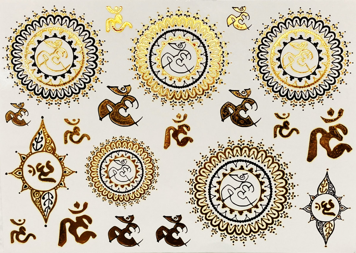 OM HENNA TATTOO SET from Deva Premal | White Swan Records