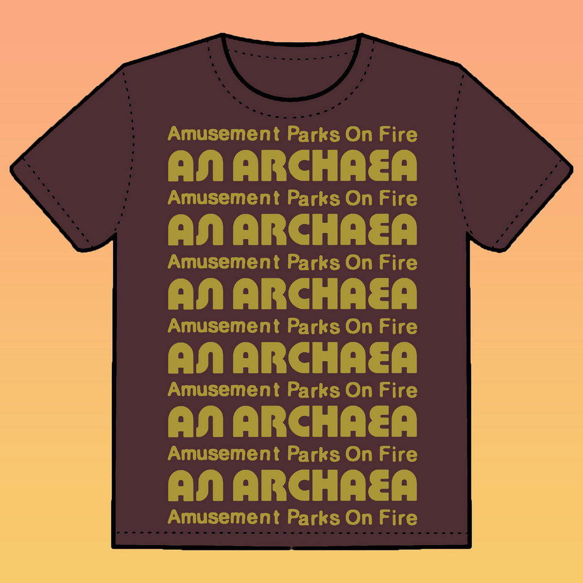 An Archaea 'Titles' T-Shirt | Amusement Parks On Fire
