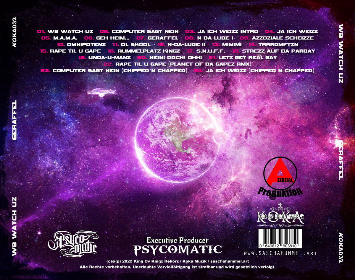 W8 Watch Uz - Geraffel (with Andy Pimpkin) | Psycomatic