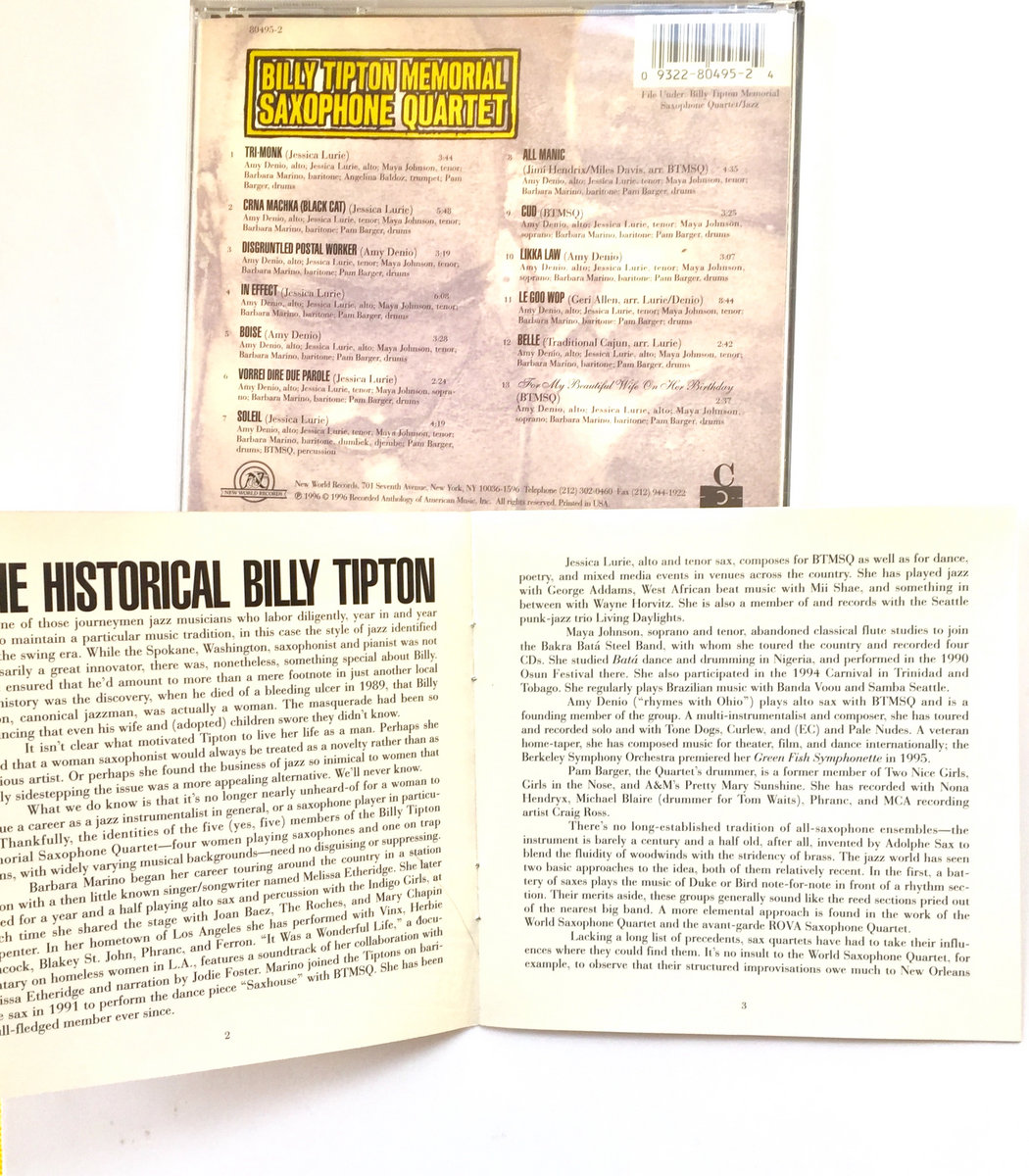 Box | Tiptons Sax Quartet & Drums