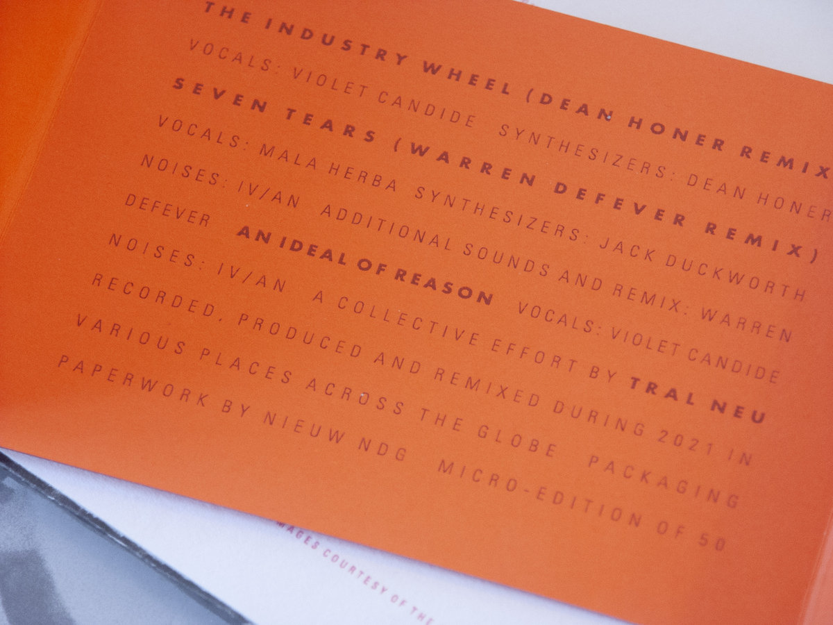 The Industry Wheel (Dean Honer Remix) | Tral Neu | Tonal Shifts