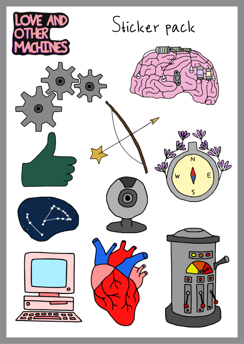 Love And Other Machines Sticker Pack | Mari Dangerfield