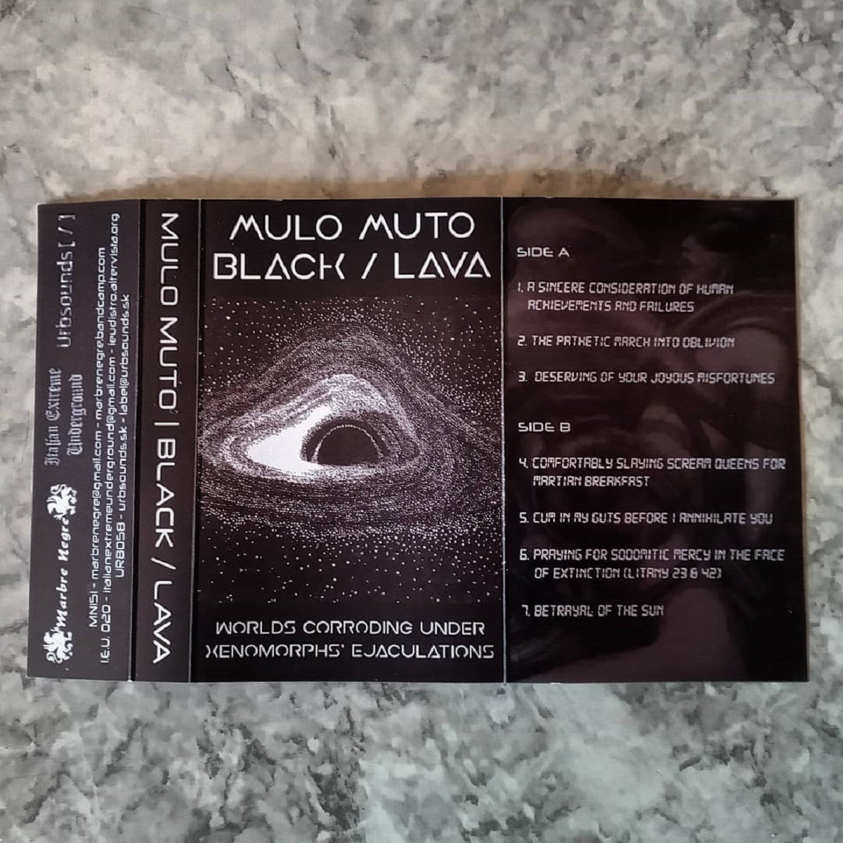 I.E.U. 020 - Mulo Muto | Black/Lava - Worlds Corroding Under Xenomorph's Ejaculation | Mulo Muto ...