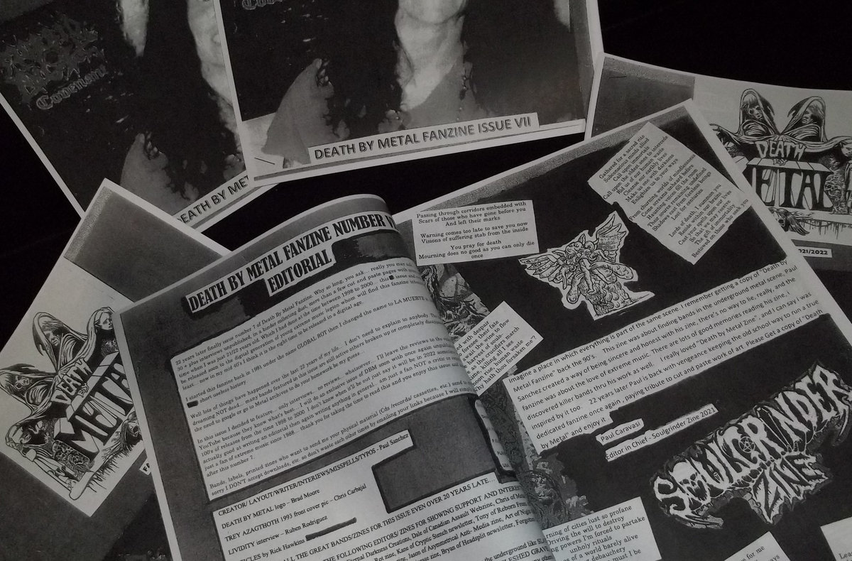 Death By Metal Fanzine Issue#VII Fall/Winter 21/22 | Doomsday's Today ...
