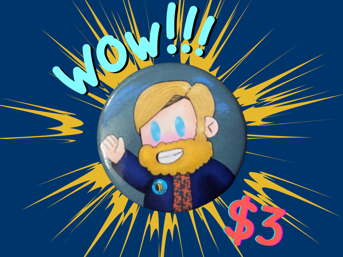 Folk Punk Dad Button | Folk Punk Dad