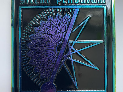 Black/Rainbow Square SPR Logo Pin | Silent Pendulum Records