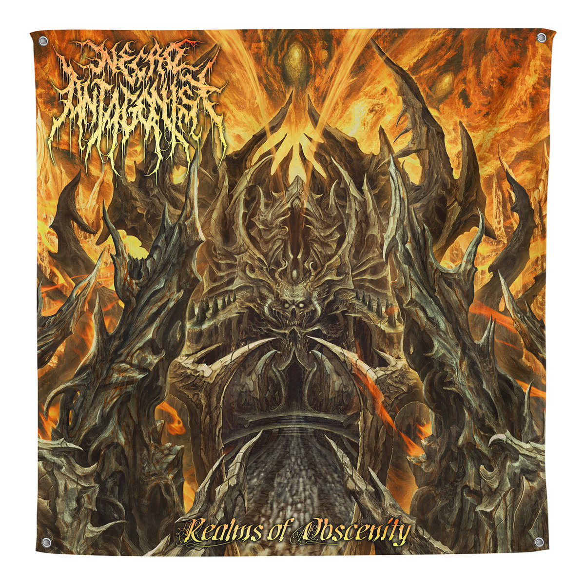 Flag - Necro Antagonist - Realms of Obscenity | Brutal Mind