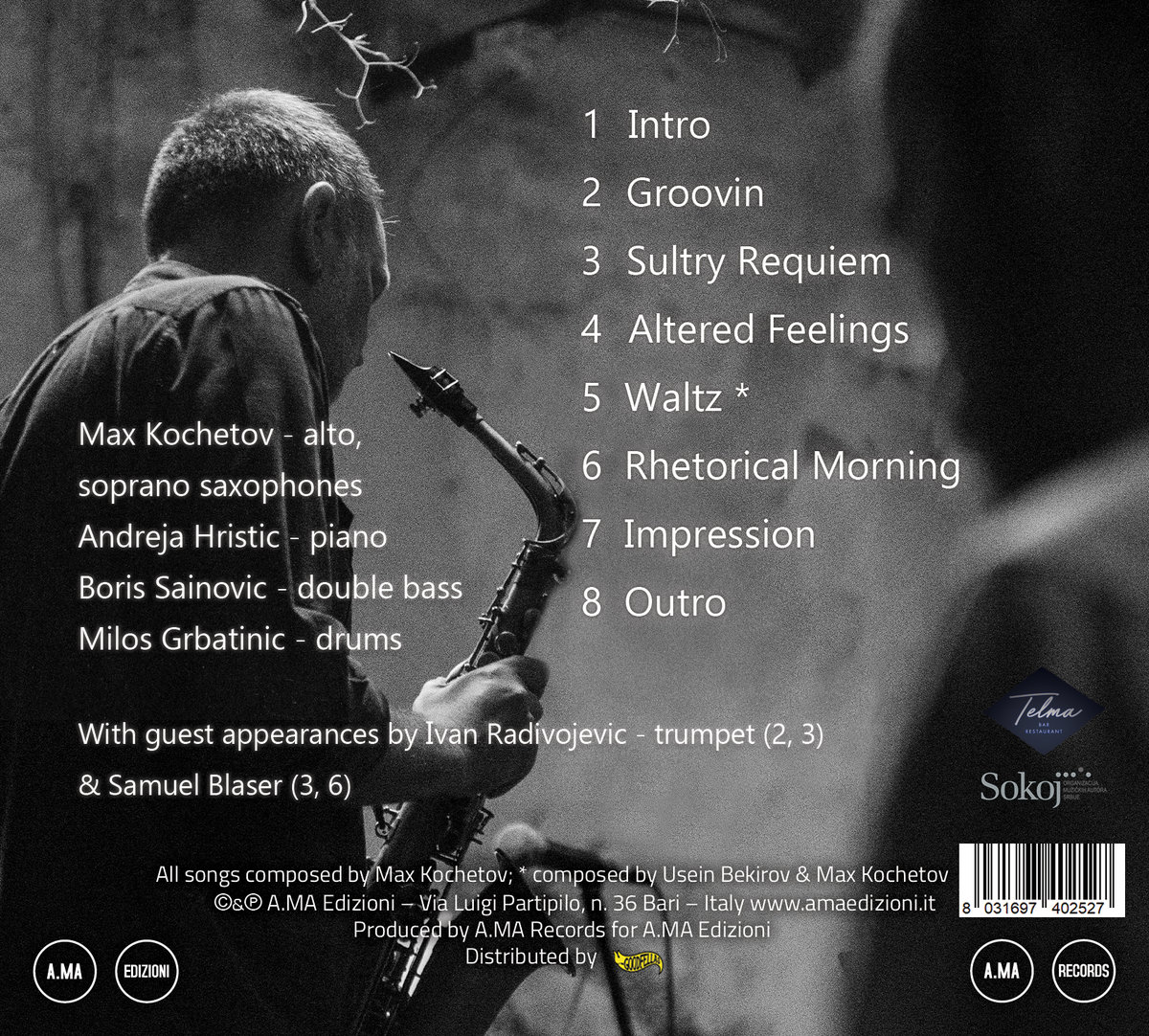 Altered Feelings | Max Kochetov Quartet | A.MA Records A.MA Edizioni