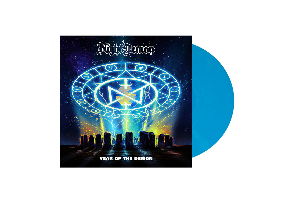 Night Demon - Year of the Demon Sky Blue 12" LP (limited to 300 ...