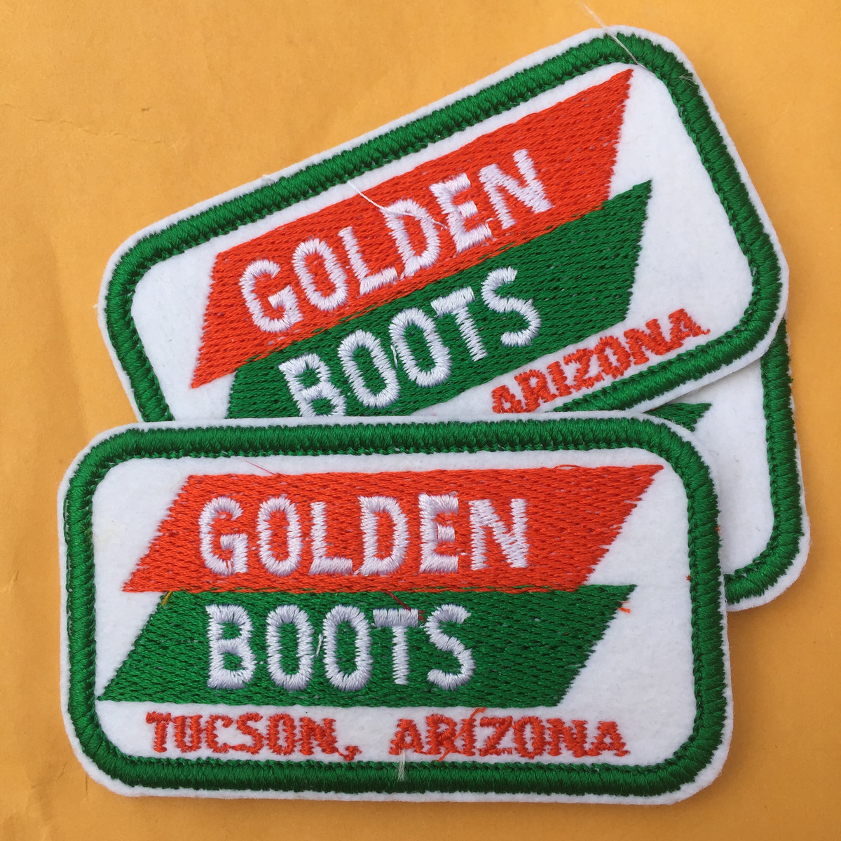 Embroidered Golden Boots Patch | Golden BooTs