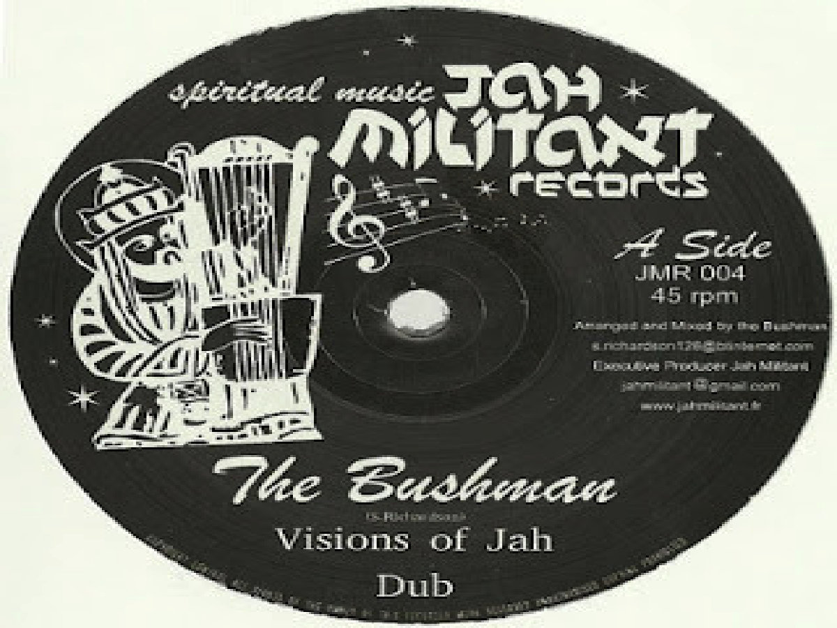BUSHMAN - VISION OF JAH / HARMONY 12 INCH RECORD | Jah Militant