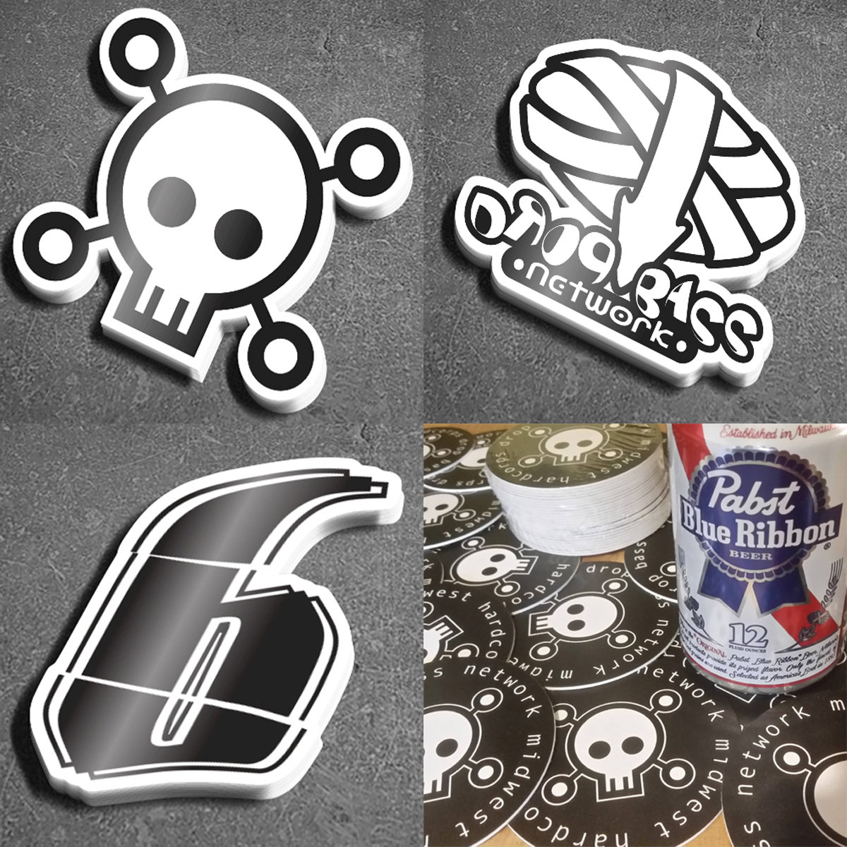 STK003 : Drop Bass Network sticker pack | Drop Bass Network