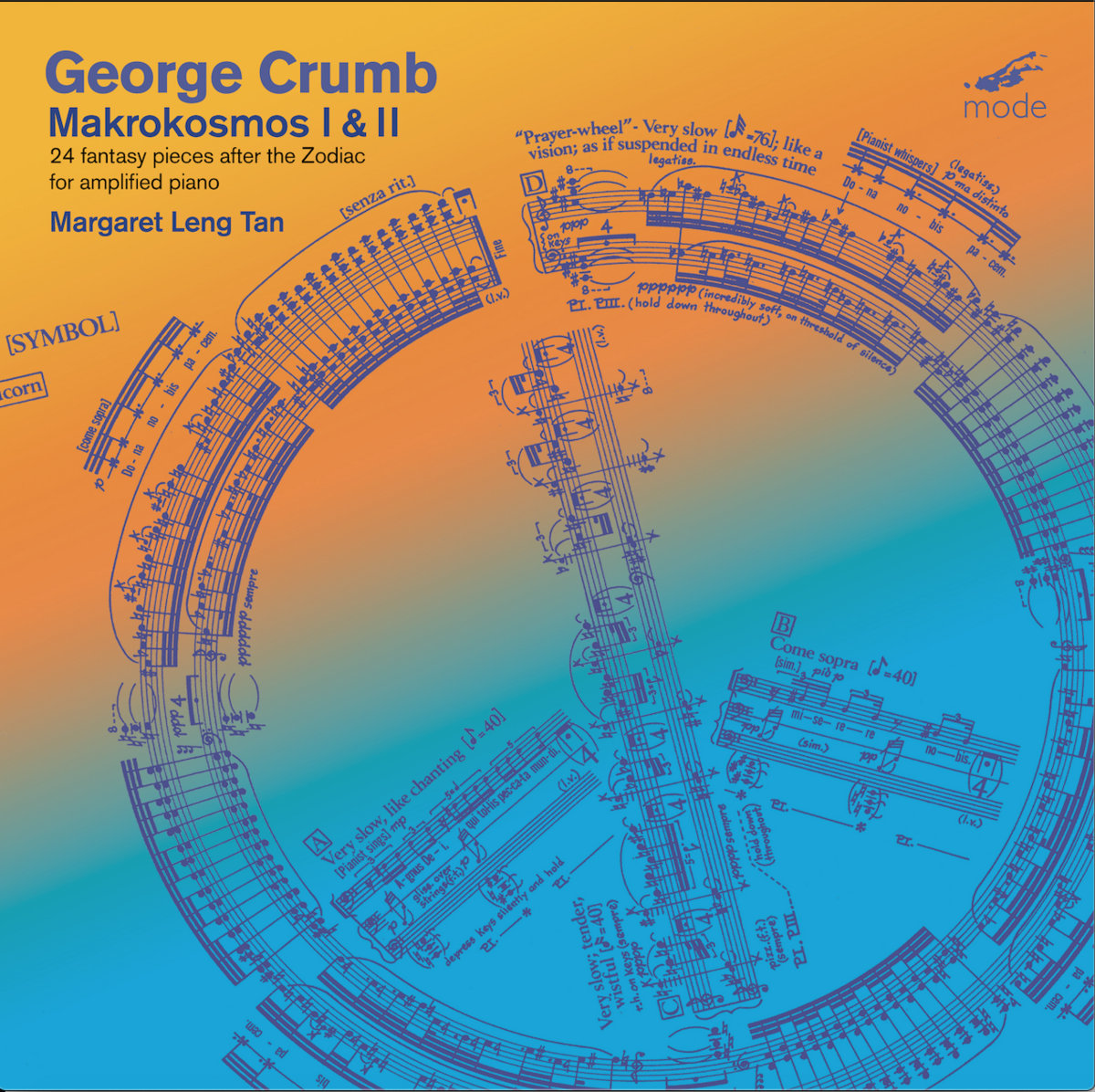 Makrokosmos I & II for Solo Amplified Piano (mode 142) | George Crumb | Mode Records