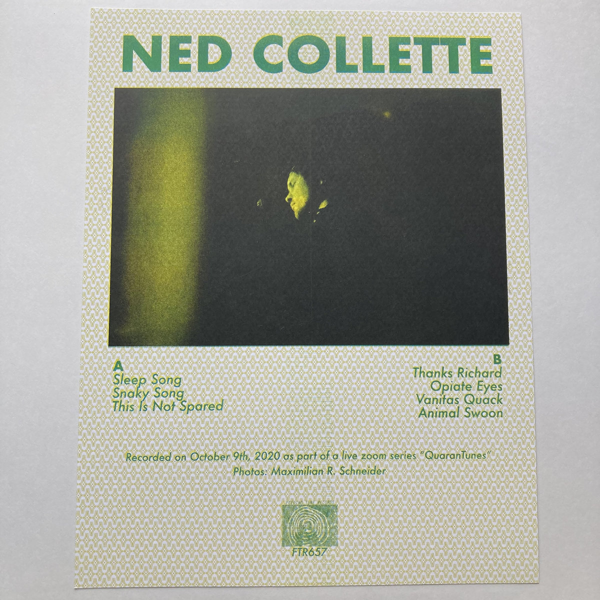 QuaranTunes Series No.026 | Ned Collette