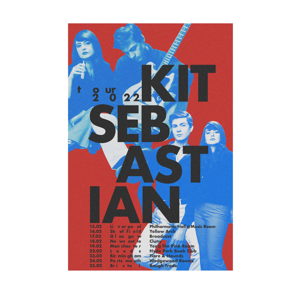 UK 2022 Tour Poster by Raissa Pardini - limited edition | Kit Sebastian