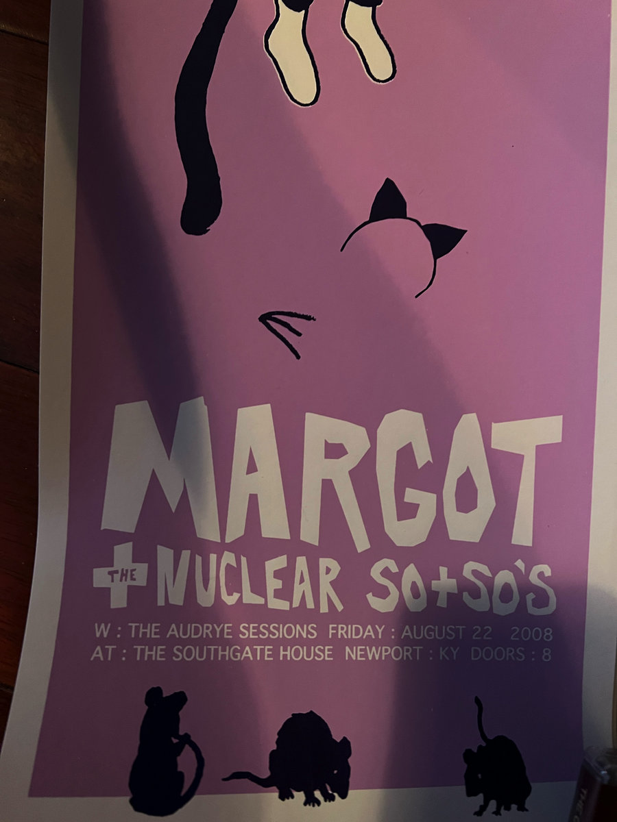 Original Poster From Final Tour With Original Margot Lineup (Signed by ...
