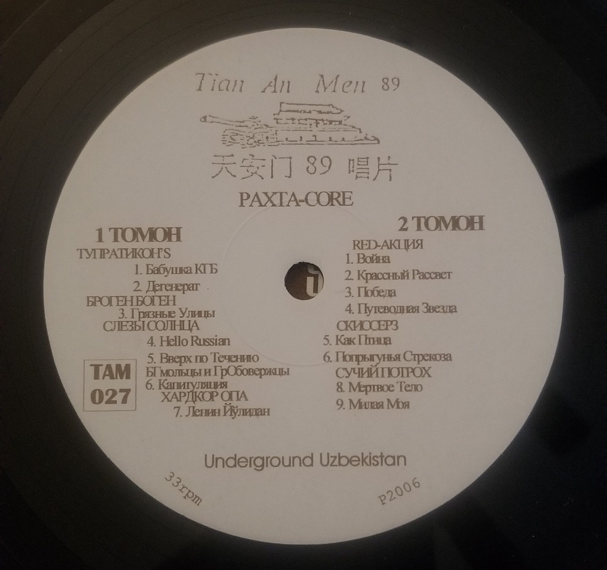 Underground Uzbekistan | Paxta-core | TAM89 Records