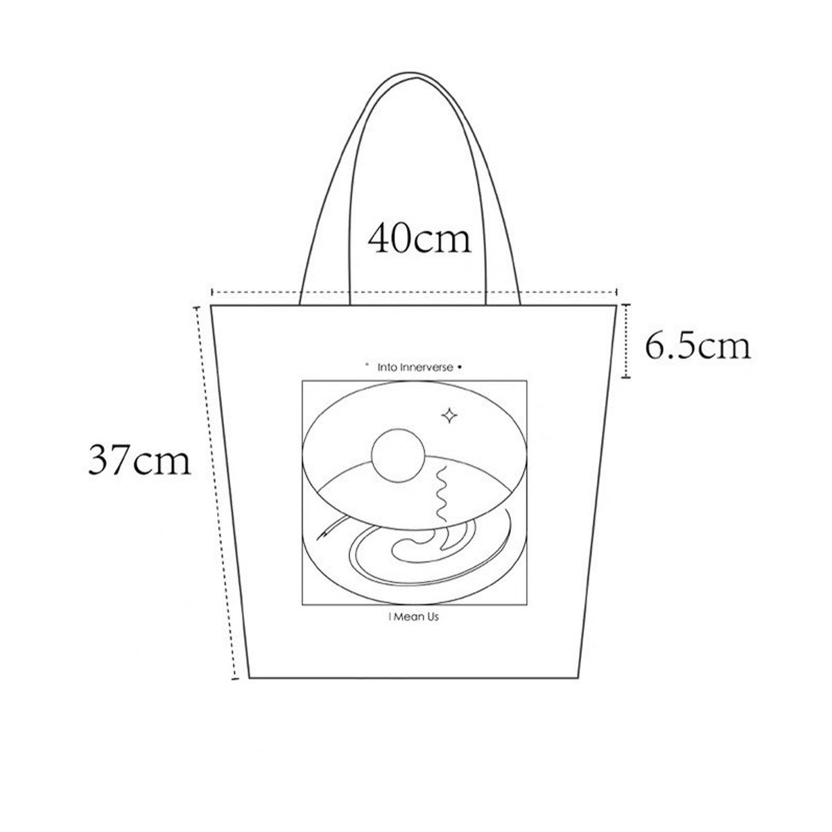 Into Innerverse Canvas Bag | I Mean Us