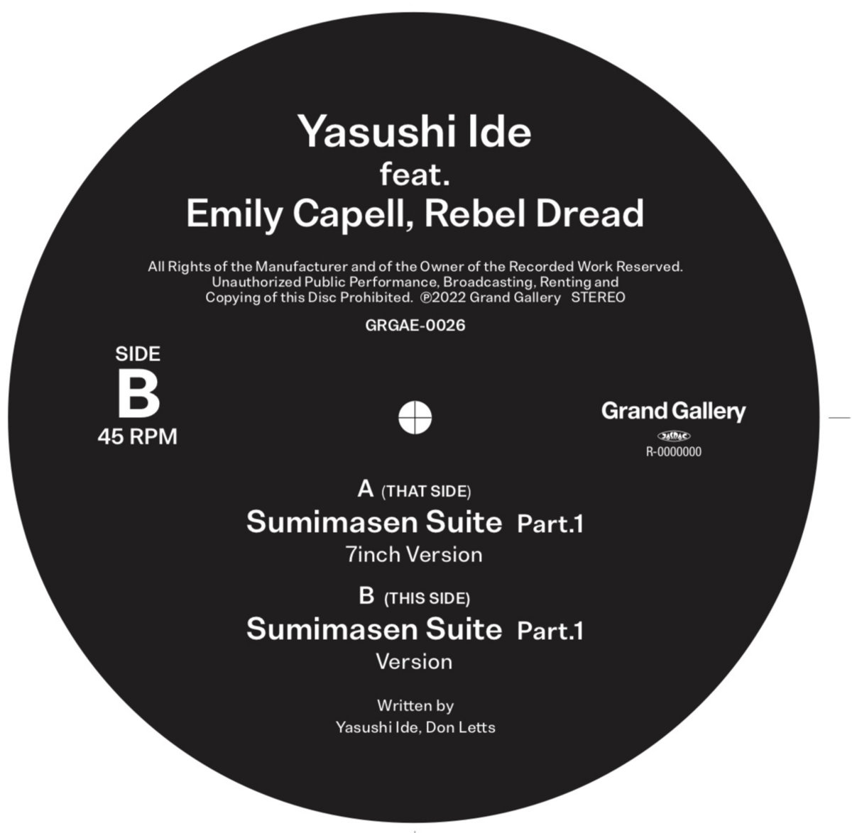 Sumimasen Suite | Yasushi Ide feat. Emily Capell,Rebel Dread | Yasushi Ide