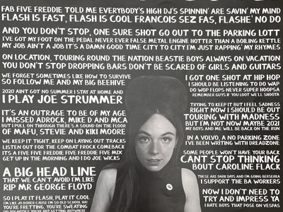 Rapture lyric Poster | Emily Capell