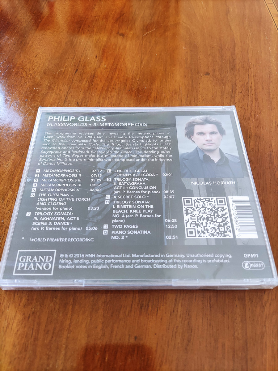 Philip GLASS - Glassworlds 3 | Nicolas Horvath