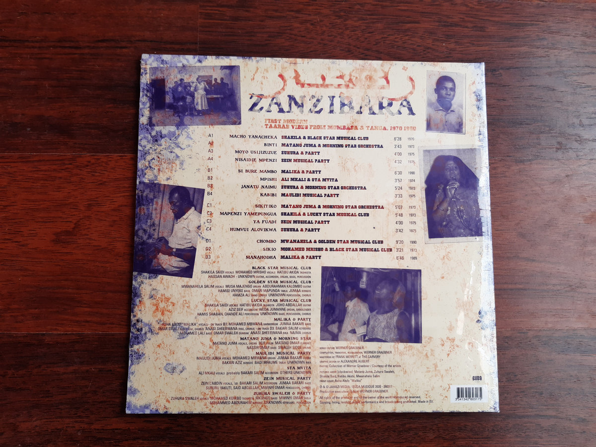 Zanzibara : First Modern Taarab Vibes From Mombasa & Tanga, 1970-1990 ...