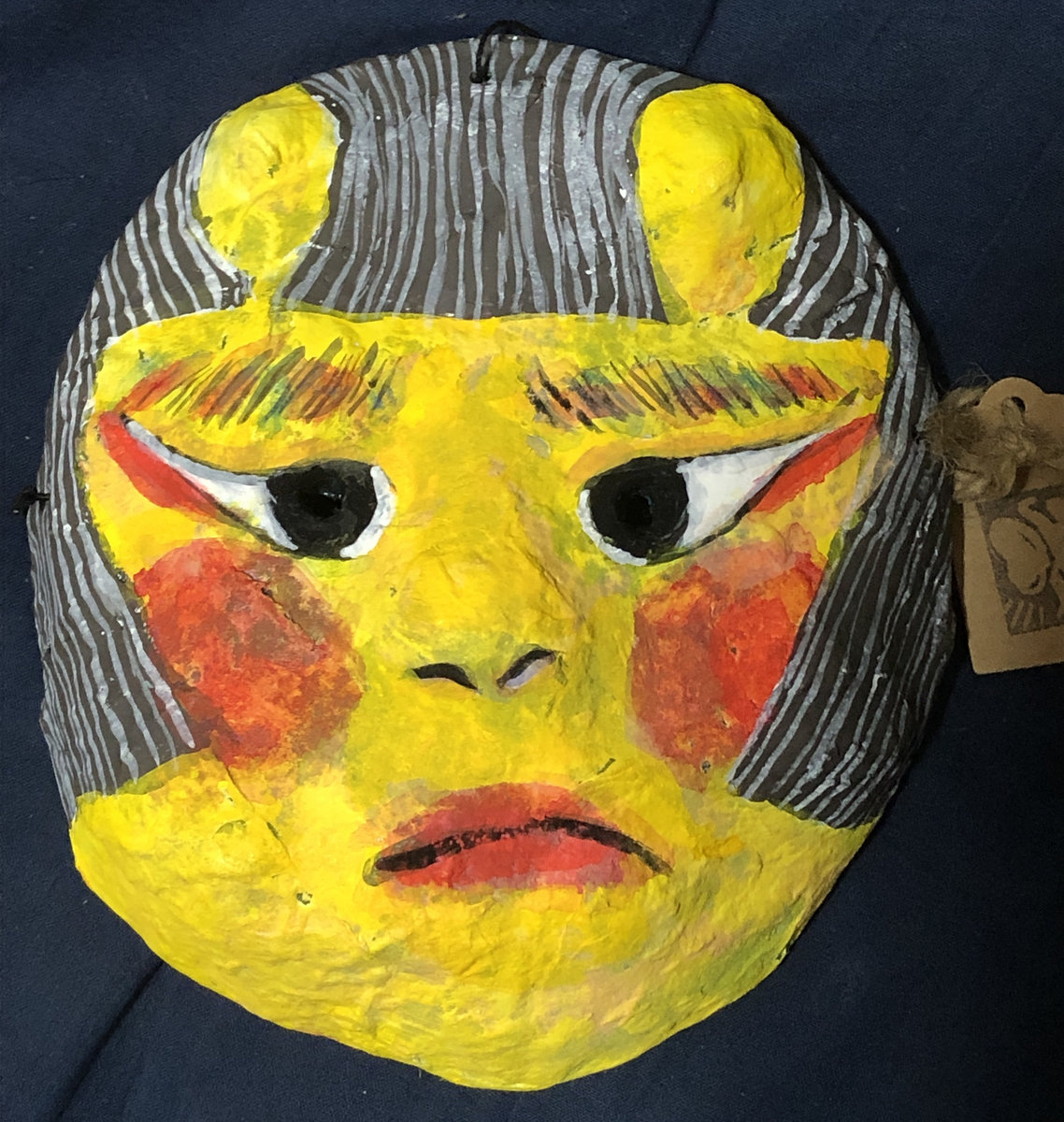 Sayaka Tenjin Original "Imp girl Mask" | 越子草Tall Grass Records