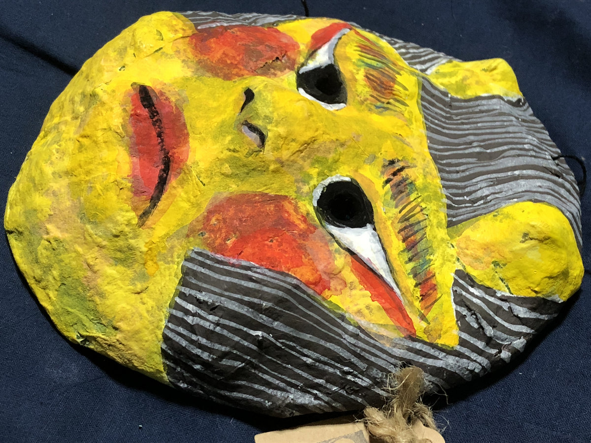 Sayaka Tenjin Original "Imp girl Mask" | 越子草Tall Grass Records
