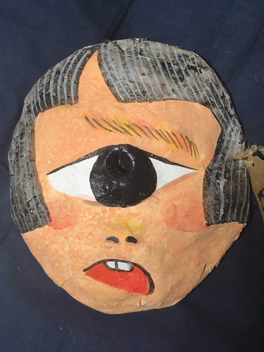 Sayaka Tenjin Original "Cyclops Mask" | 越子草Tall Grass Records