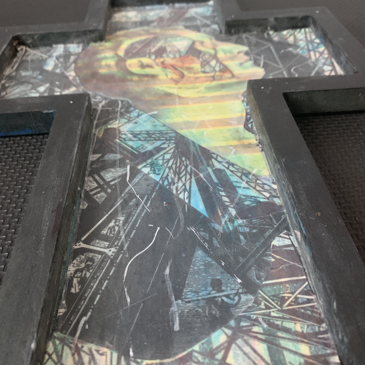 Curse Mackey Original cross-shaped art panel, new for 2022! | Curse Mackey