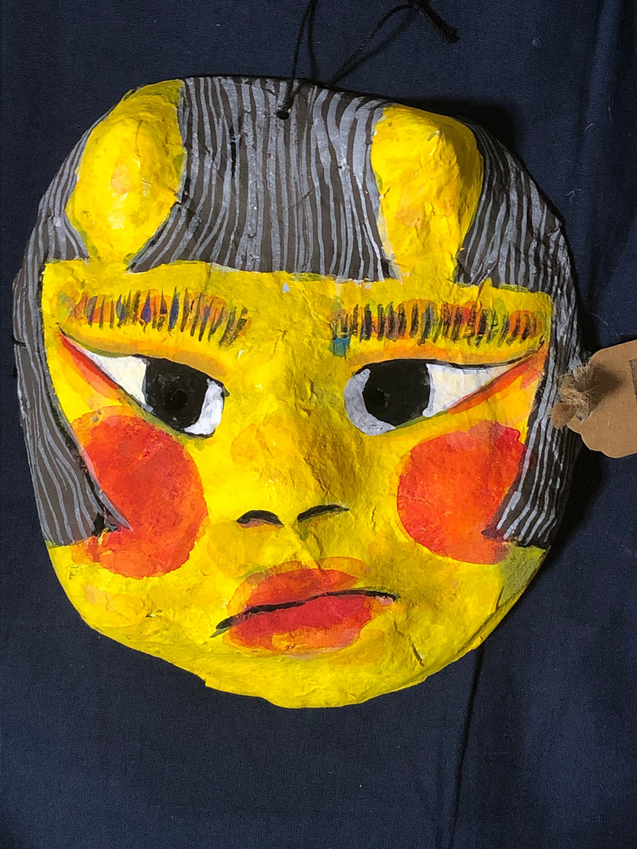 Sayaka Tenjin Original "Imp girl Mask" | 越子草Tall Grass Records