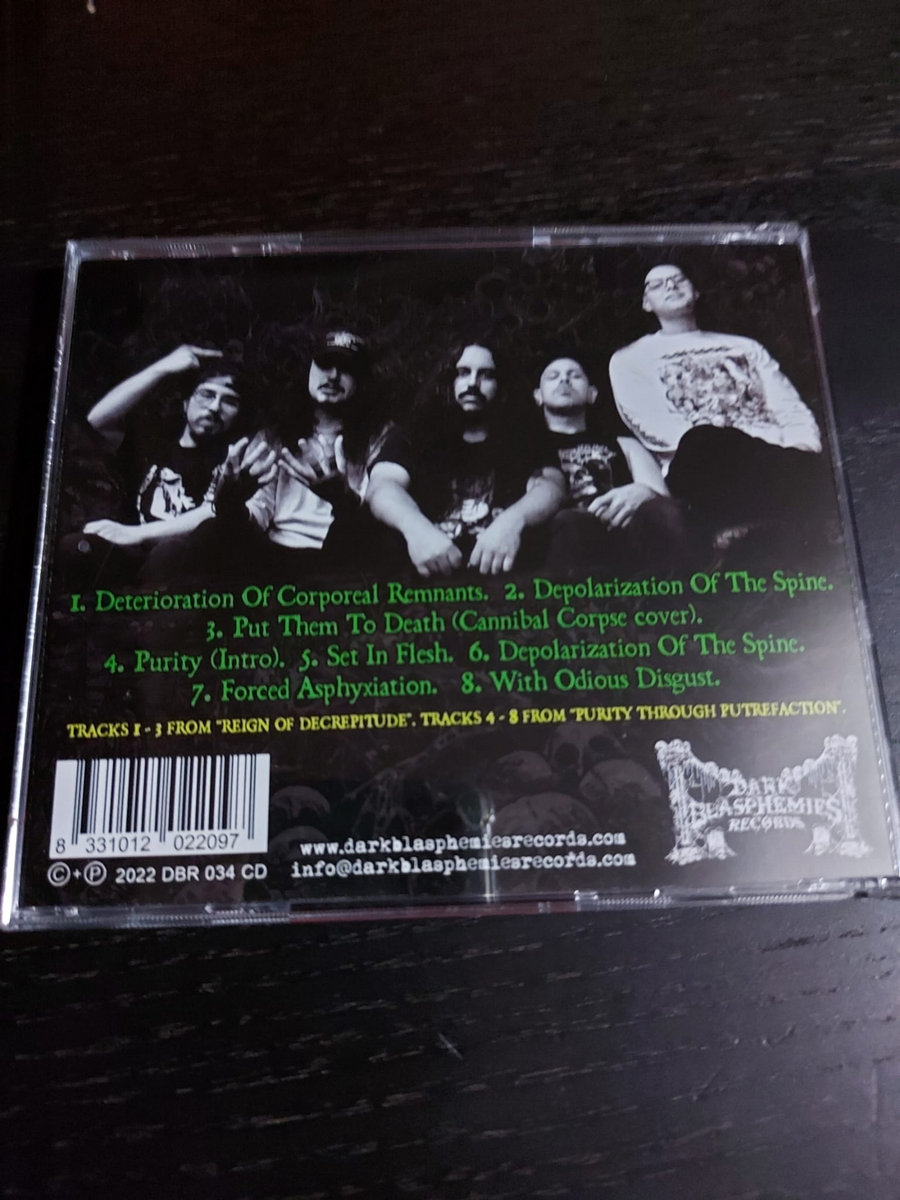 Reign Of Decrepitude | Malignant | Dark Blasphemies Records