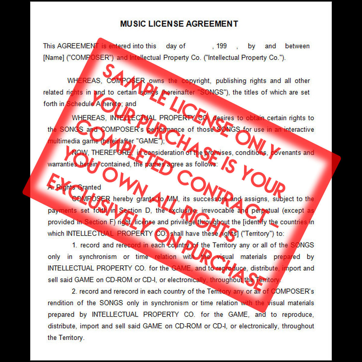 Quick & Easy Music License - Exclusive Ownership! | kleverman